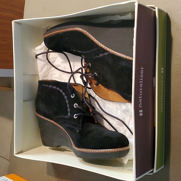 Naturalizer | Shoes | Naturalizer Kaitlyn Black Leather Oxford Lace Up ...